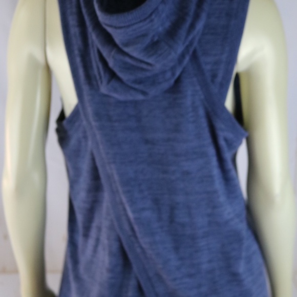 Active Life | Tops | Active Life Sweater Vest M New Blue Zip Hoodie ...